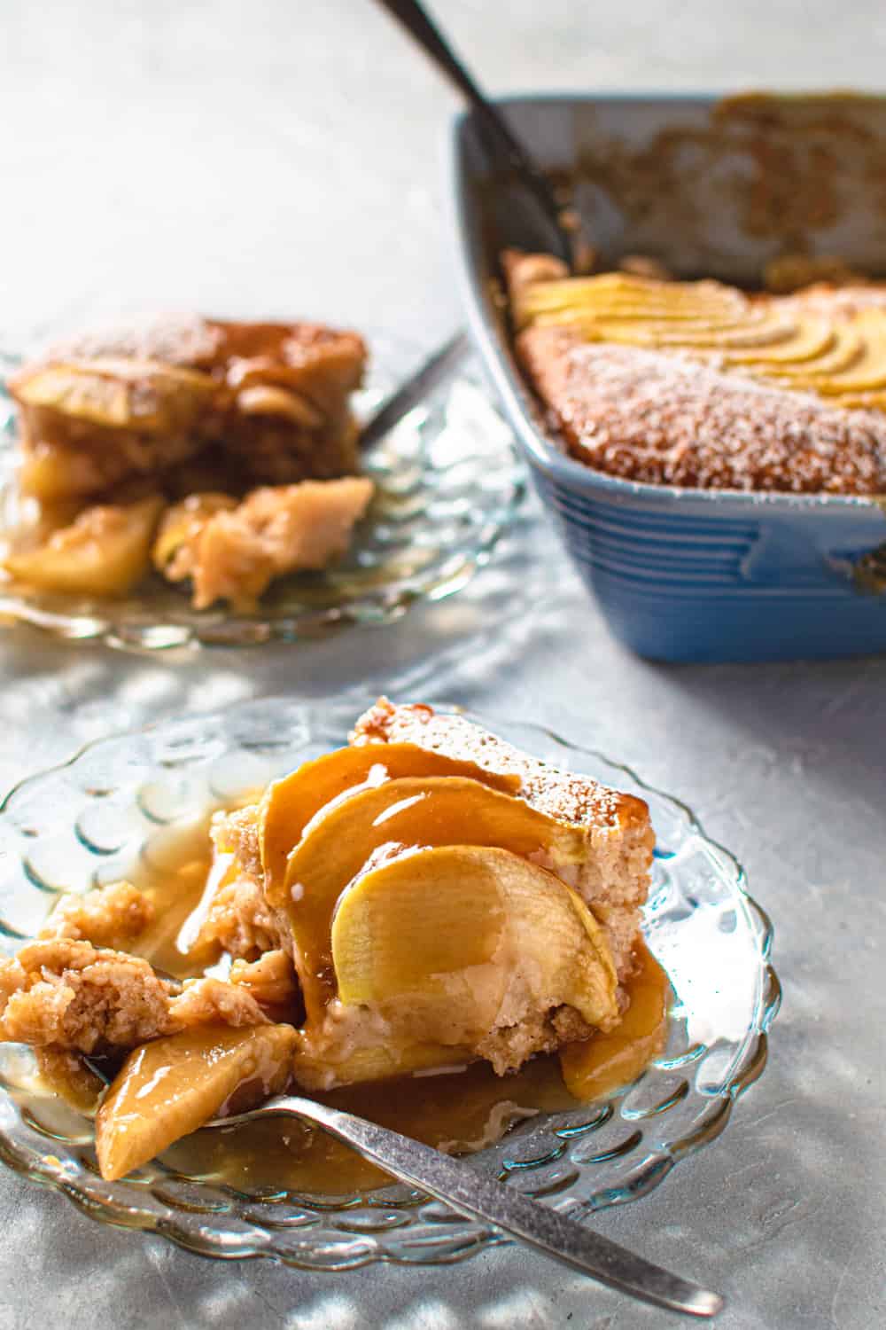 Apple Caramel Pudding Cake • My Pocket Kitchen