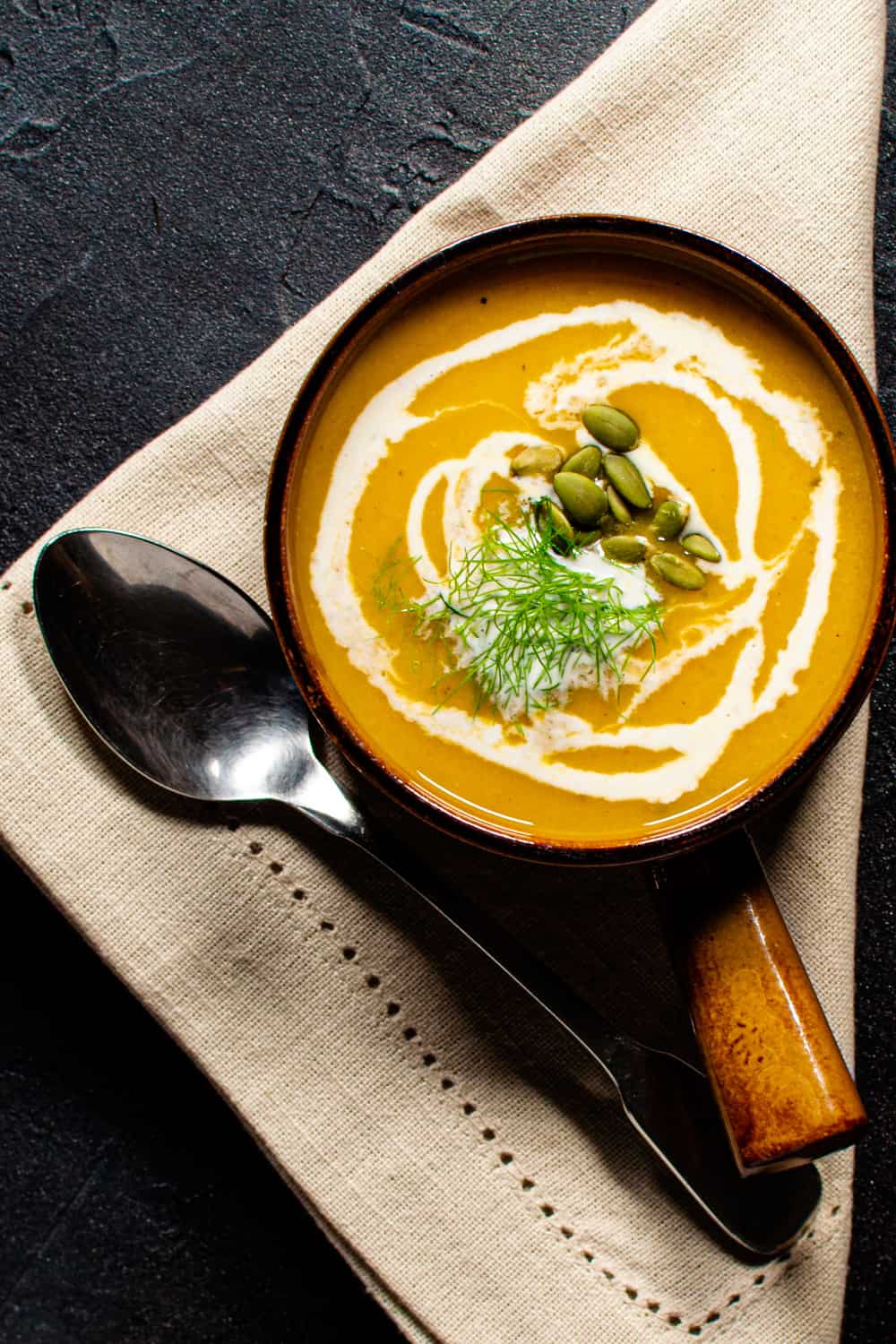 Roasted Butternut Squash and Fennel Soup • My Pocket Kitchen
