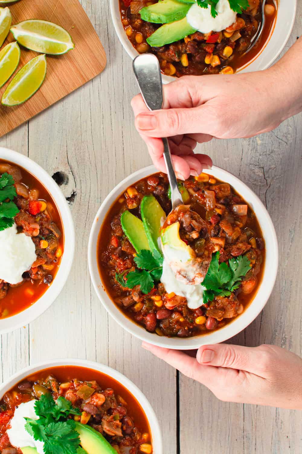 Three Bean Chili • My Pocket Kitchen