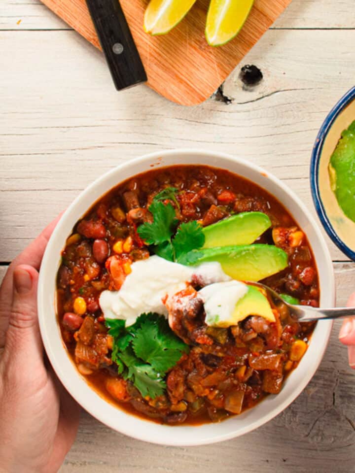 Green Chicken Chili • My Pocket Kitchen