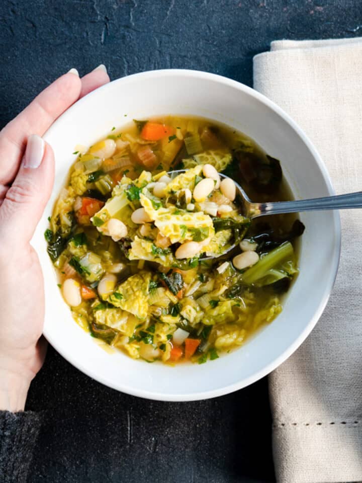 Tuscan White Bean Soup • My Pocket Kitchen