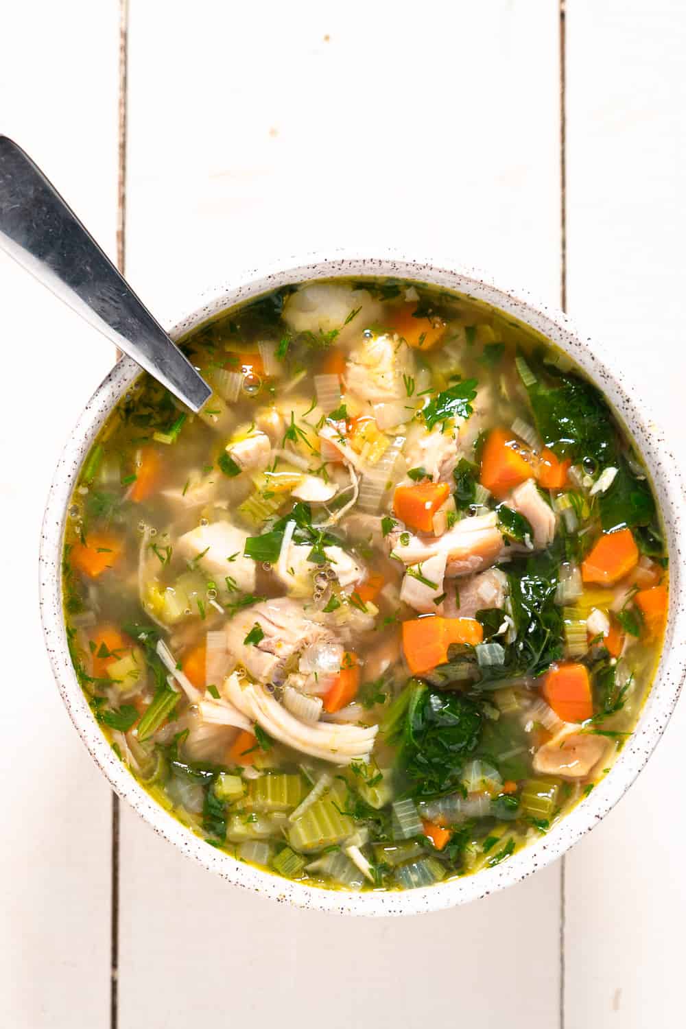 Hearty Turkey & Vegetable Soup • My Pocket Kitchen