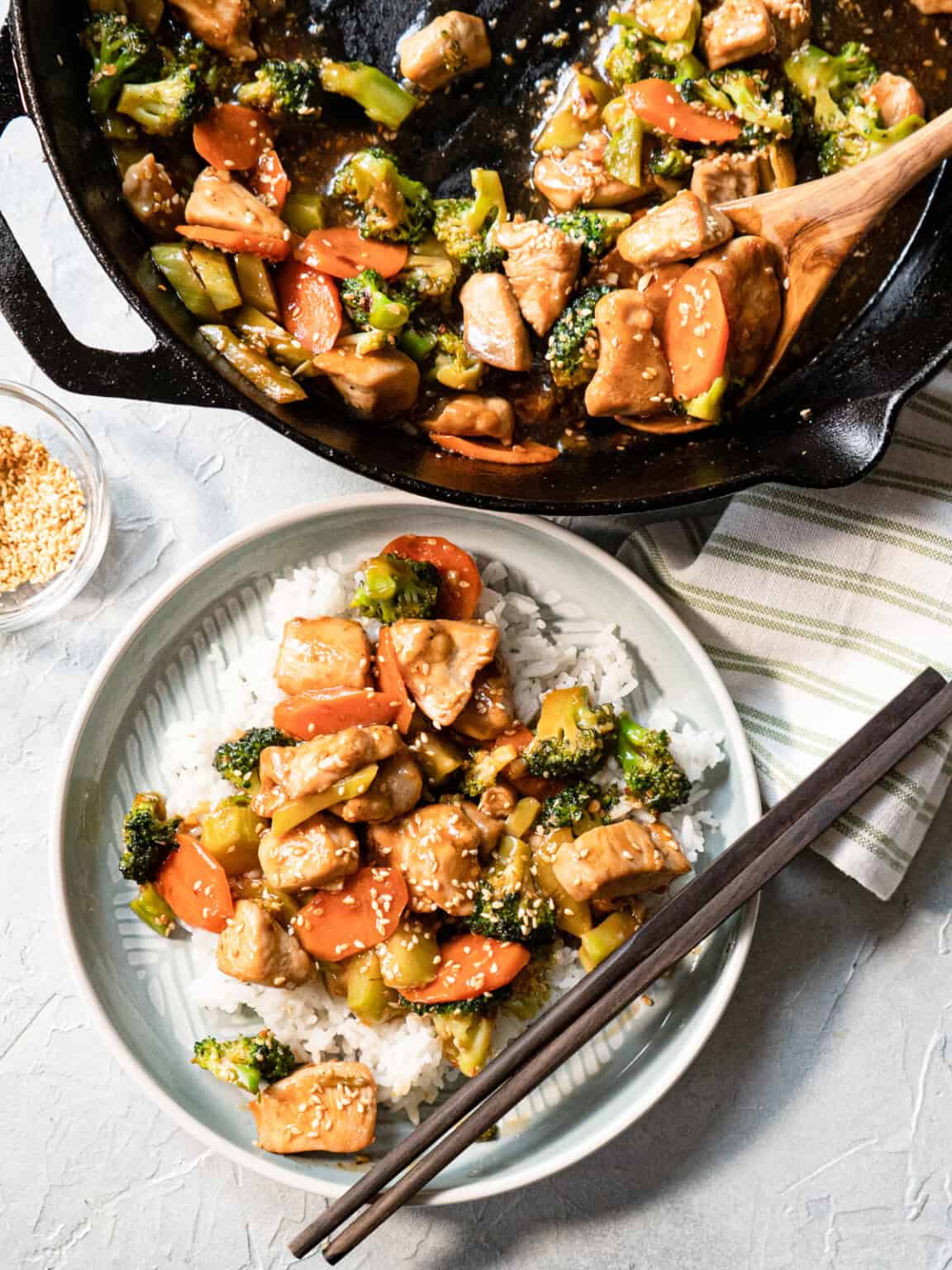 Sesame Chicken Stir Fry • My Pocket Kitchen