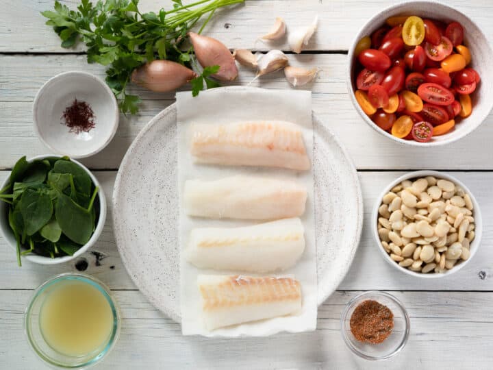 Spanish Inspired Baked Cod • My Pocket Kitchen