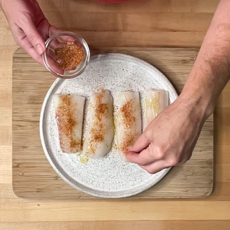 Spanish Inspired Baked Cod • My Pocket Kitchen