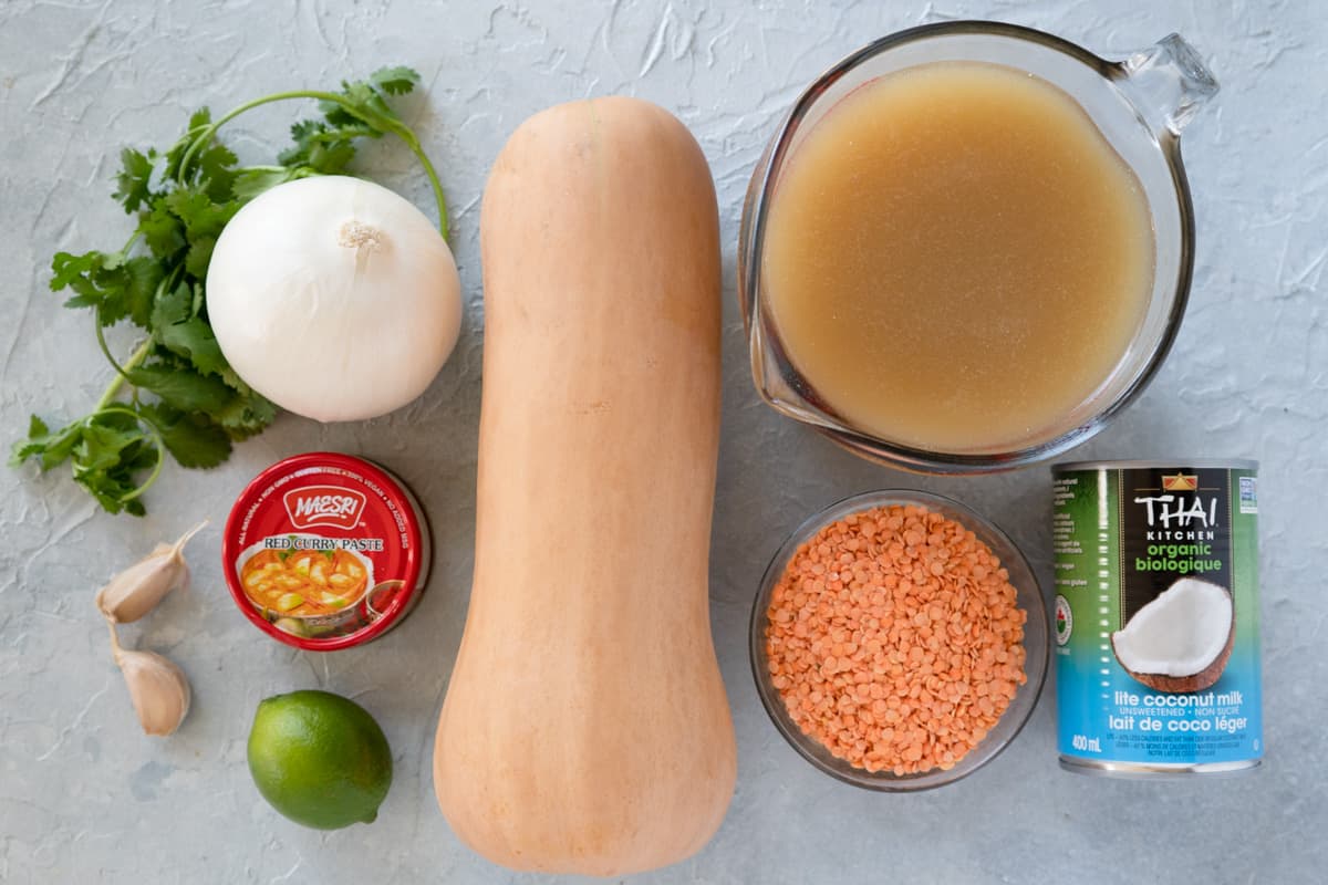 Butternut Squash and Lentil Soup • My Pocket Kitchen