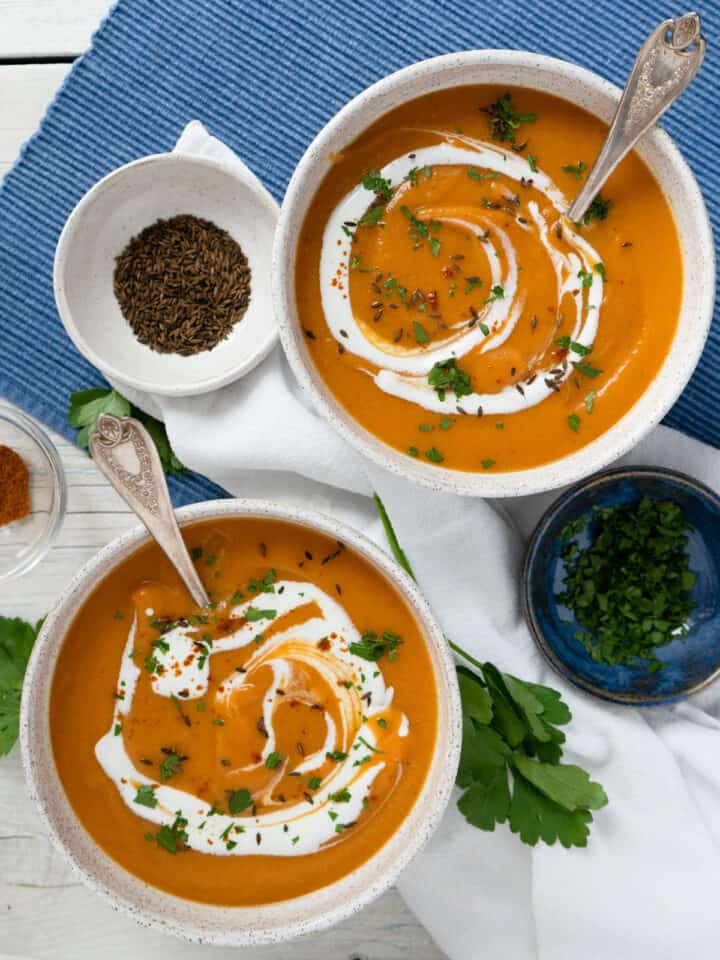Carrot and Lentil Soup • My Pocket Kitchen