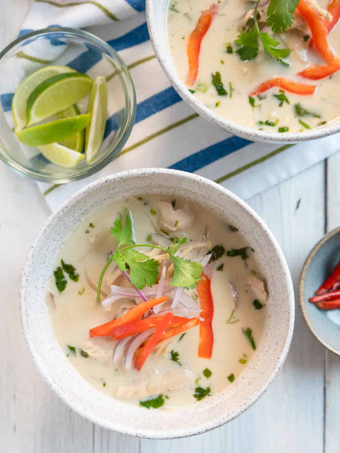 Coconut Chicken Soup • My Pocket Kitchen