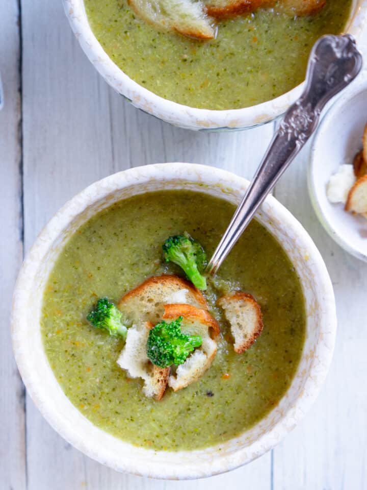 Creamy Broccoli Soup without Cream • My Pocket Kitchen